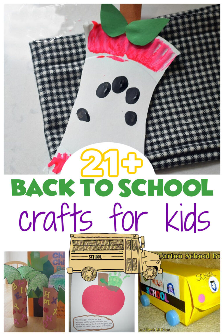 21 Back to School Craft Ideas for Kids