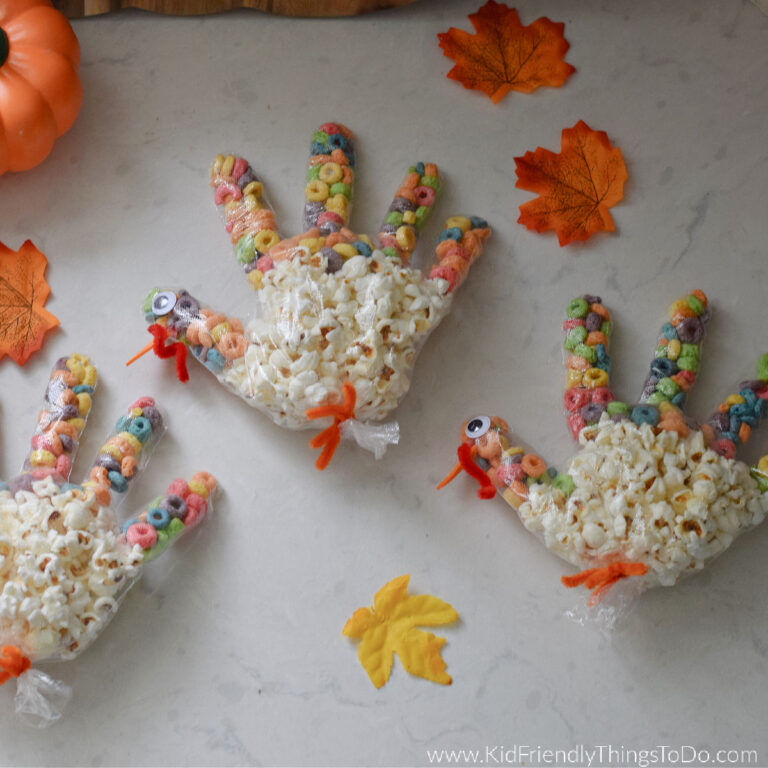 Fruit Loop Turkey Donuts - Kid Friendly Things to Do