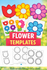 Spring Flower Templates for Kids (Free Printable) - Kid Friendly Things ...